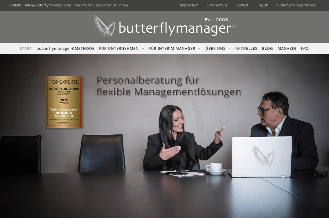 Übersicht Interim Management Provider in DACH (Liste)
